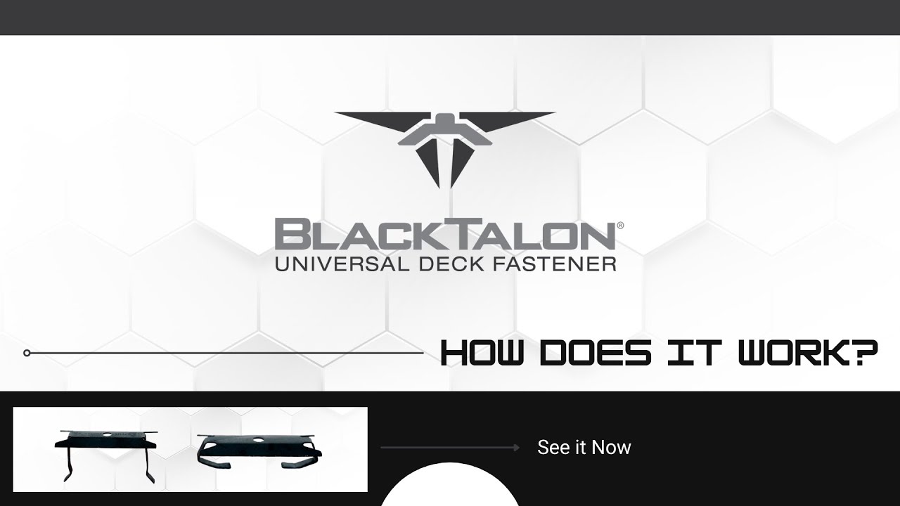 Black Talon Universal Fasteners: How To Video - YouTube