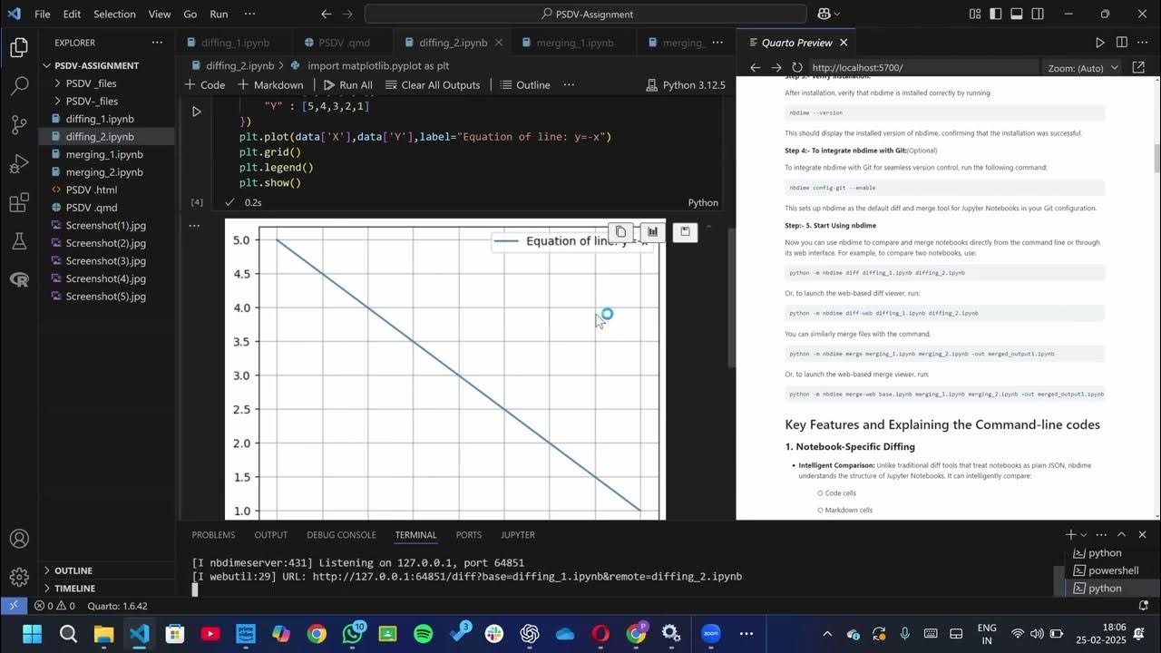 Nbdime : Tool for Diffing and Merging Jupyter Notebooks - YouTube