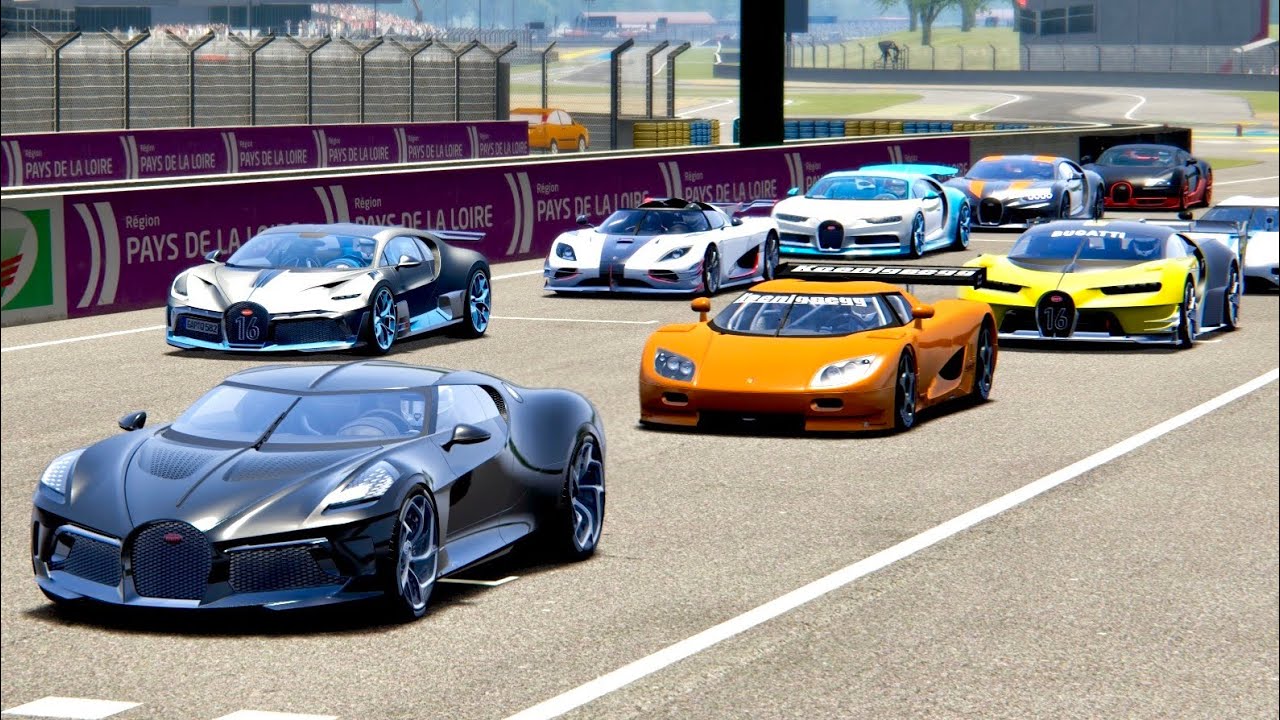 Mega battle Bugatti Hypercars vs Koenigsegg Hypercars - Nardo Speed ...