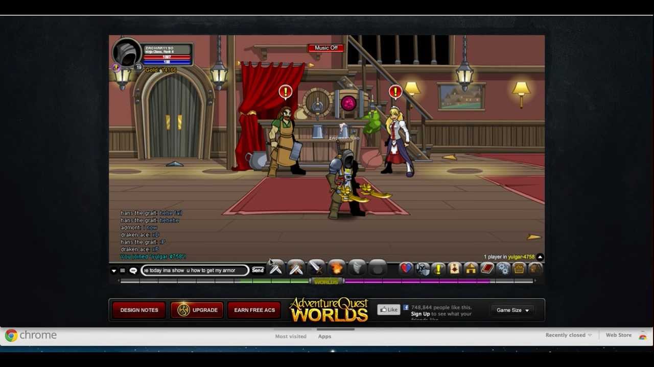 AQW citadel armour tutorial. - YouTube
