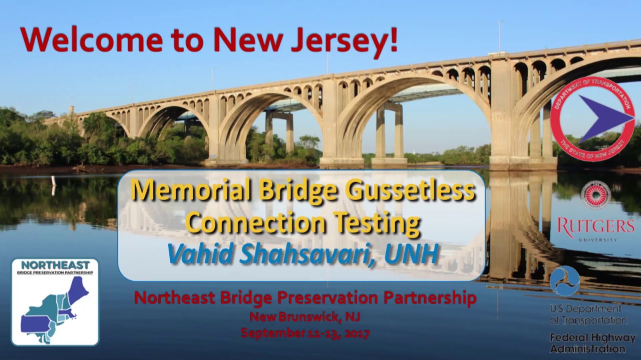Memorial Bridge Gussetless Connection Testing-Vahid Shahsavari - YouTube
