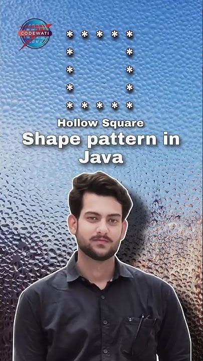 Hollow Square shape pattern using Java #shorts #pattern #shape #java #javaprogramming #coding # ...