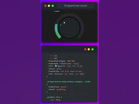 🔊💻🎛️ Amazing Volume Button Knob HTML CSS JS - YouTube