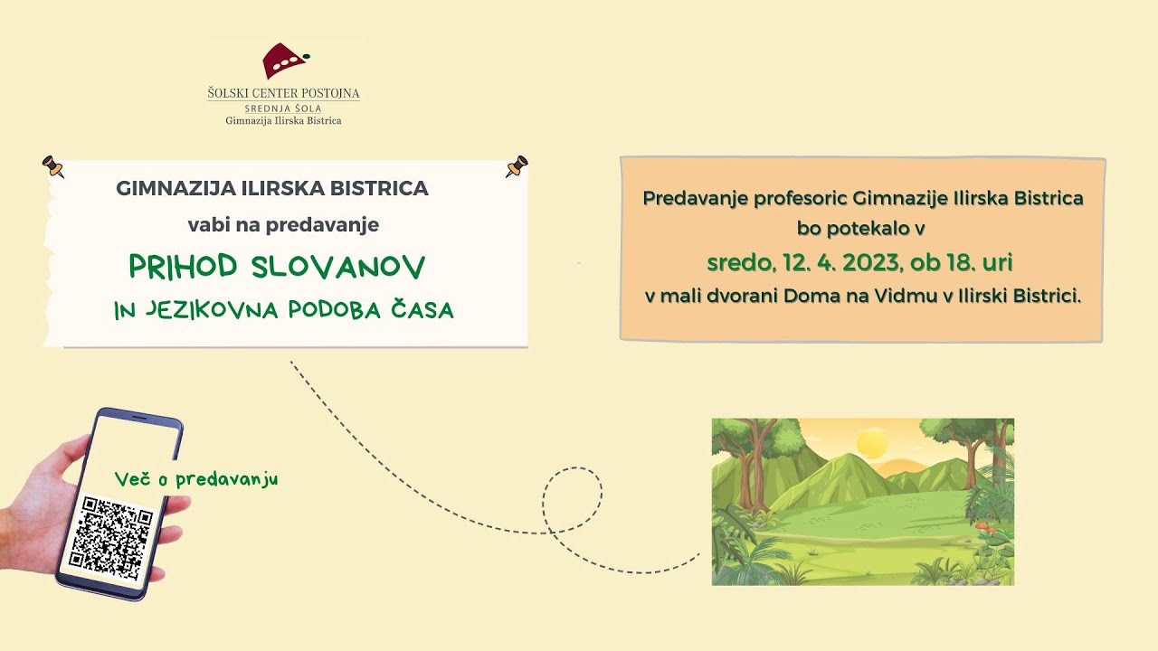 Prihod Slovanov in jezikovna podoba časa, april 2023 - YouTube