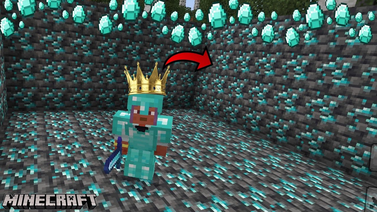 I became the king of diamond 💎🤴🏻 | Minecraft Gameplay - YouTube