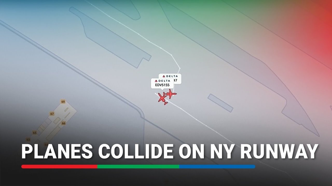 Planes collide on runway at New York's LaGuardia airport | ABS-CBN News ...