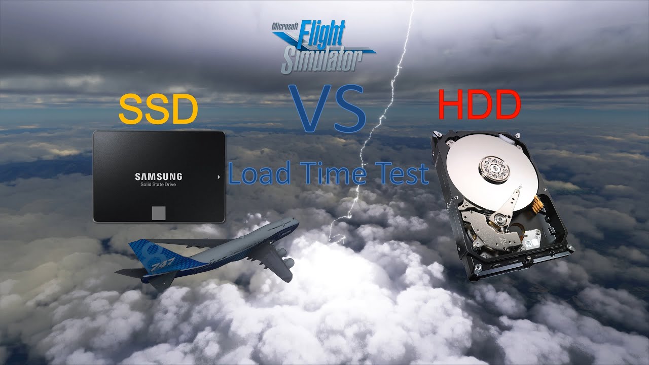 Microsoft Flight Simulator 2020 SSD vs Hard Drive Load Time Benchmark ...