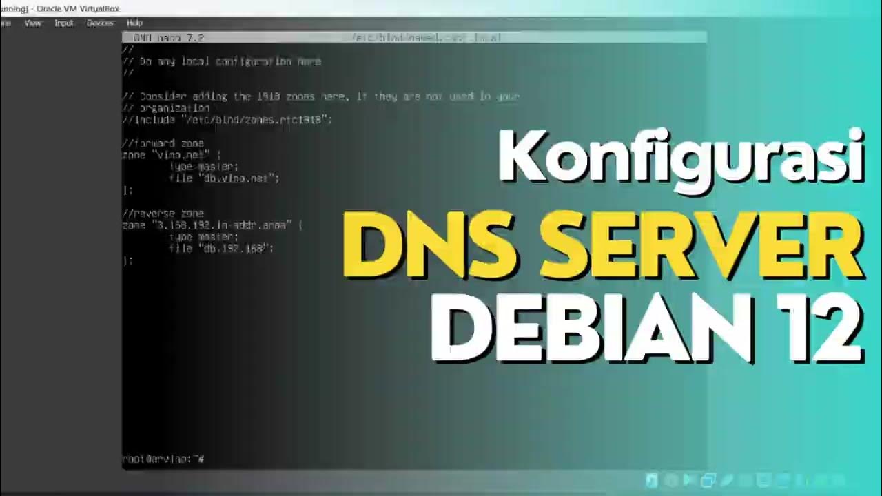 Konfigurasi DNS Server Debian 12 - YouTube