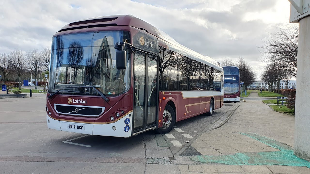 Lothian Buses Volvo 7900 Hybrid 18/BT14DKF - Route 36 - YouTube