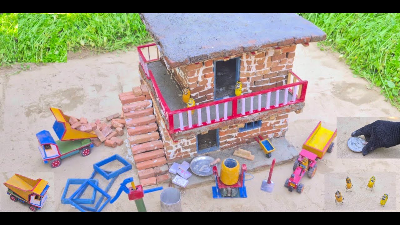 Diy Mini beautiful house making step by step Easy Trick in Mini Truck ...