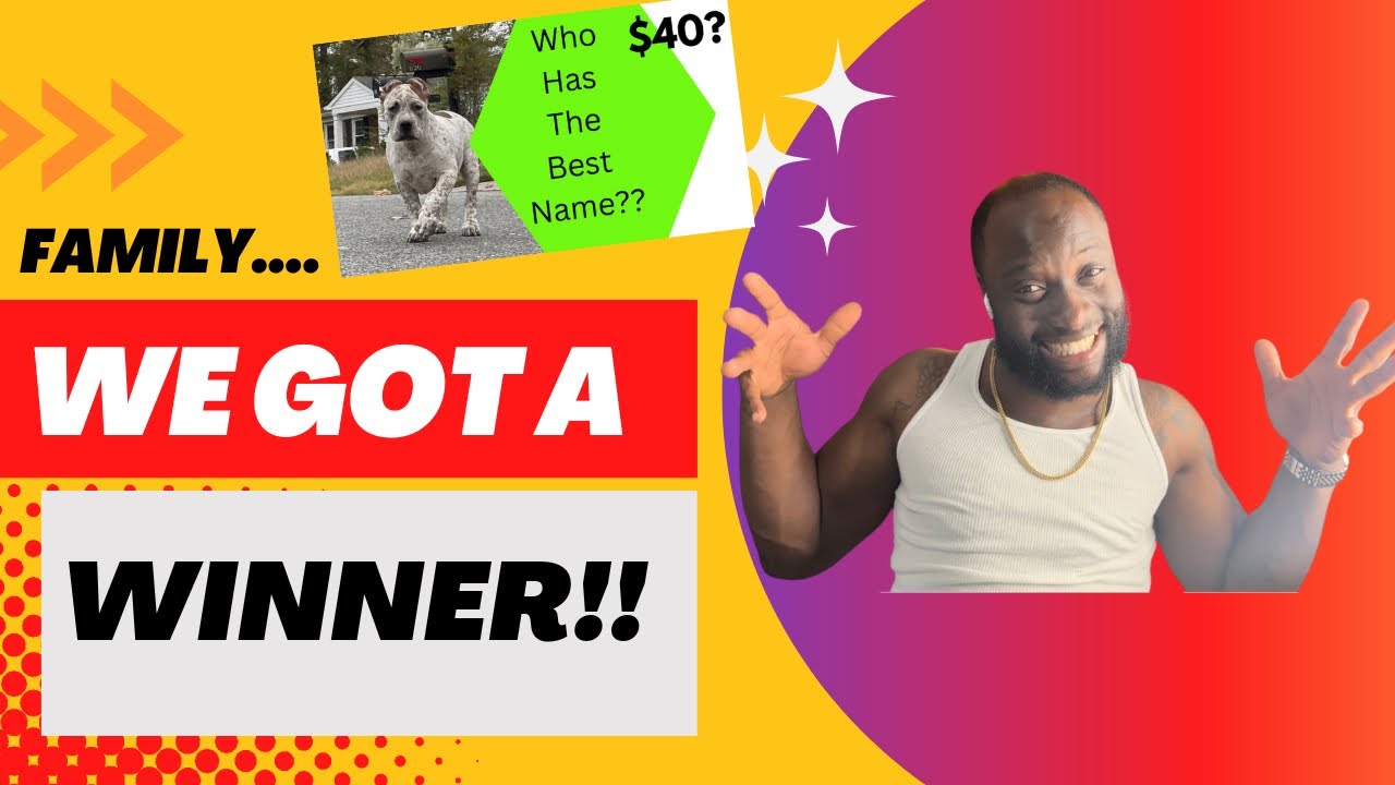 😎 We Have A Winner Family!!!! 🕺🏿 - YouTube