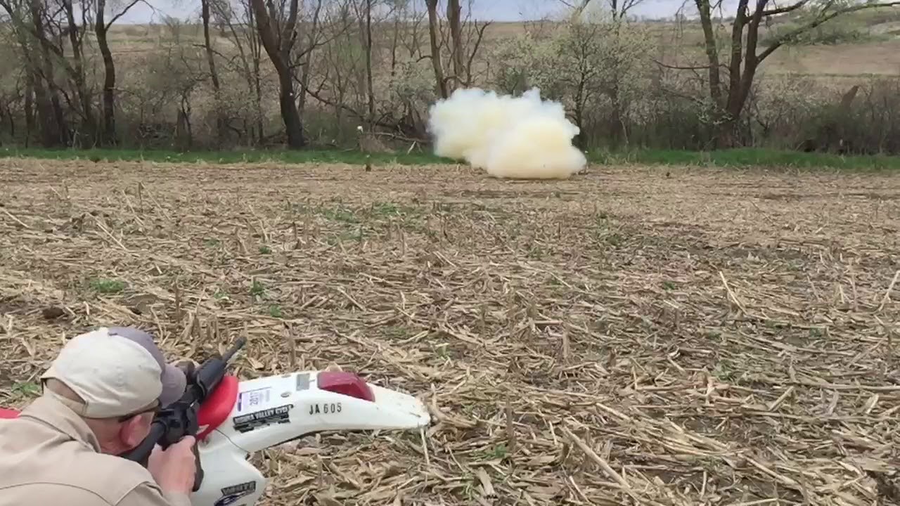 Tannerite close call slow motion - YouTube