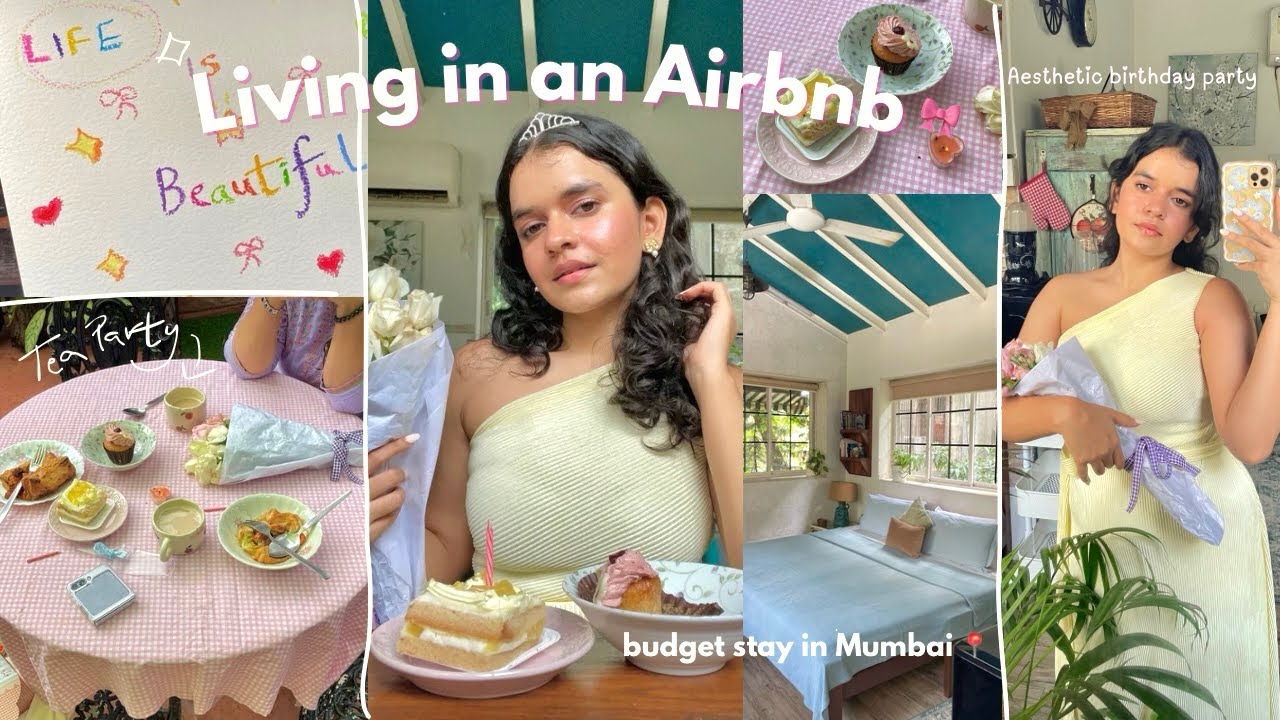 Aesthetic pre birthday vlog , living my Pinterest board in Mumbai ...