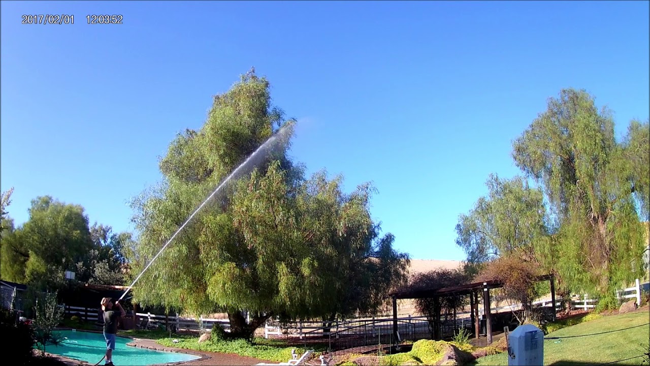 Code 3 Water Tests A 3/4" Garden Hose With A Fire Pump - YouTube