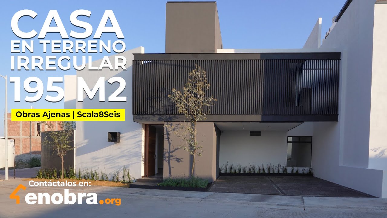 CASA en UN TERRENO Irregular MUY BIEN APROVECHADA 195 m² con 4 ...