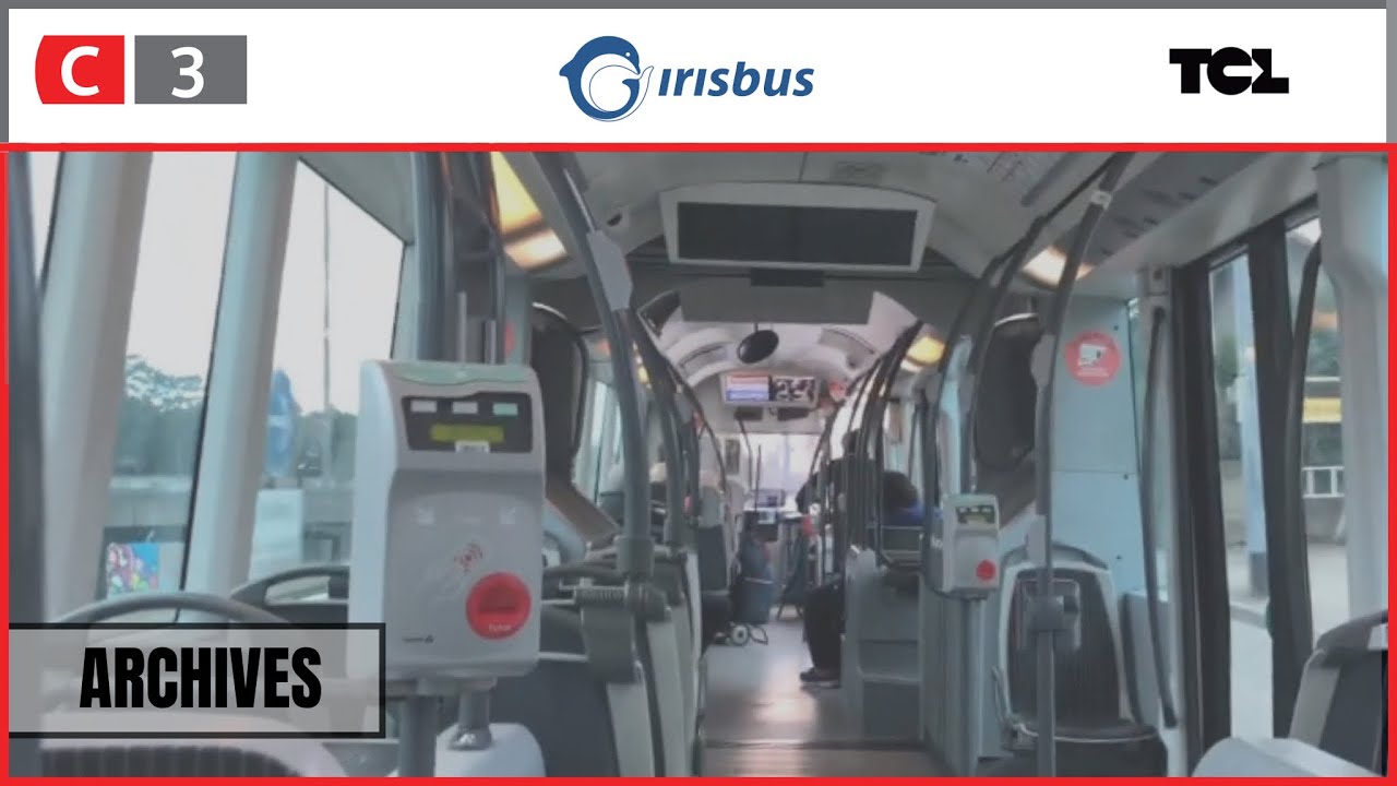 Les Irisbus Cristalis ETB18 sur C3 du réseau TCL. - YouTube