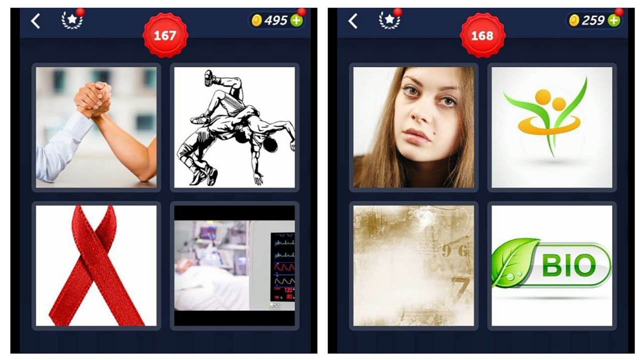 4 Fotos 1 Palabra - 167,168 Nivel Respuestas - YouTube