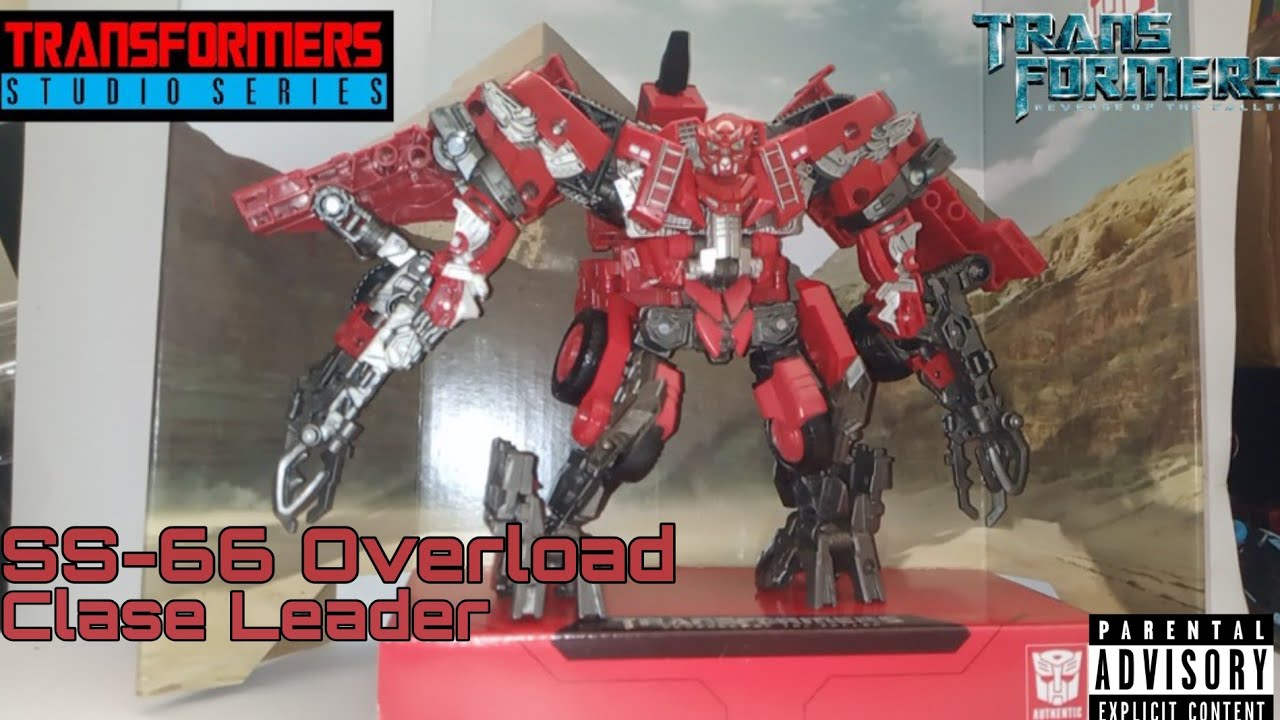 Transformers Studio Series SS-66 Overload Clase Leader - YouTube