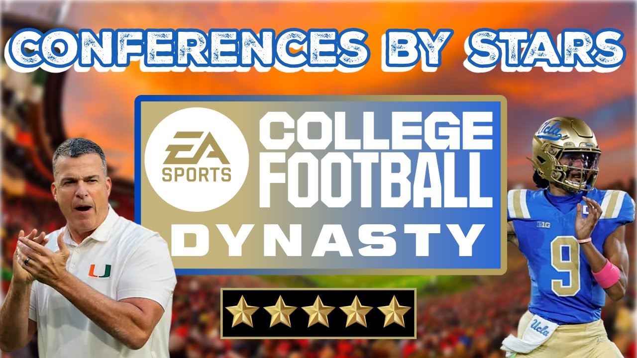 Conference Realignment by Star Ratings in CFB 26 Dynasty - YouTube
