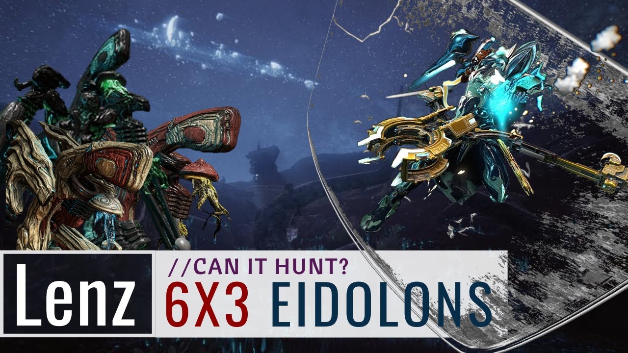 Warframe | Eidolons | Lenz 6x3 | 6 Hydrolysts Captured - YouTube