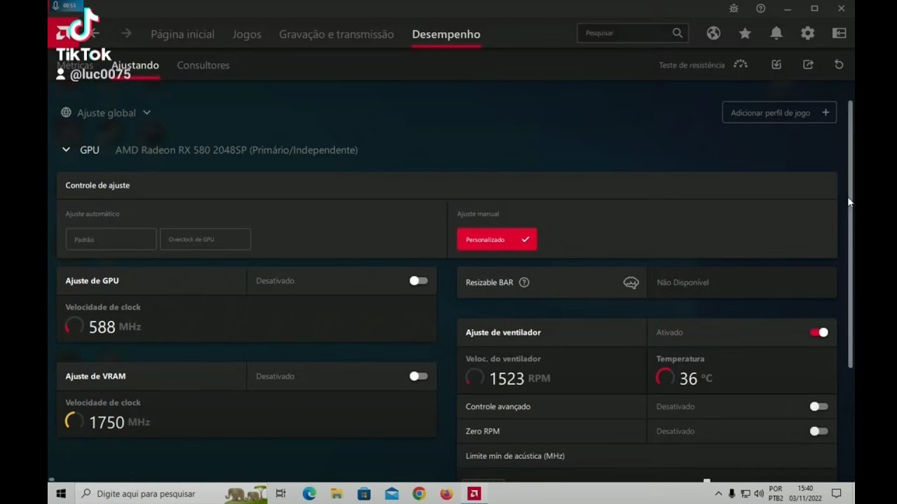 Como resolver FAN PLACA DE VÍDEO AMD não liga (Zero RPM) Sem programas ...