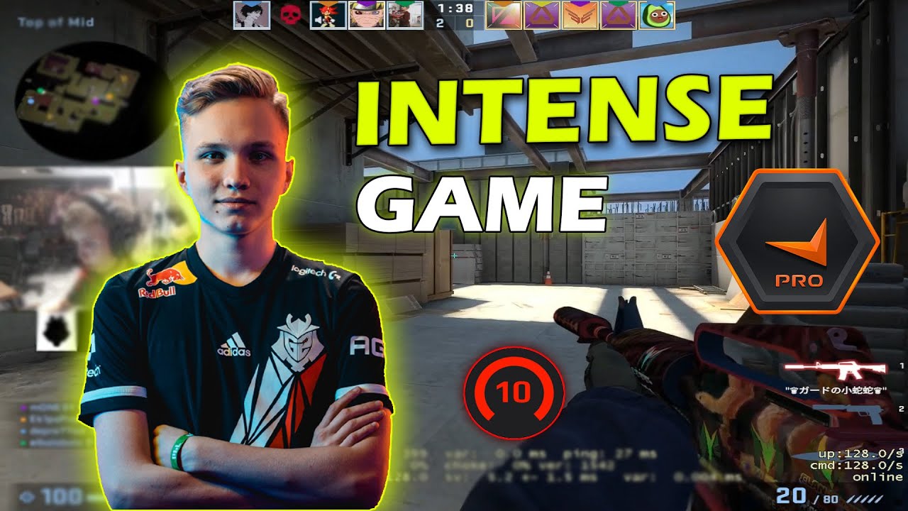 MONESY INTENSE 6000 ELO GAME! HE DESTROYS LVL 10 AND TRYING TO WIN! (CS ...