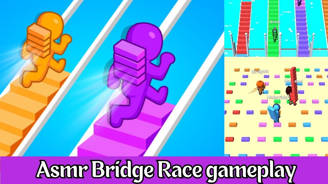 Asmr Bridge Race gamplay - YouTube