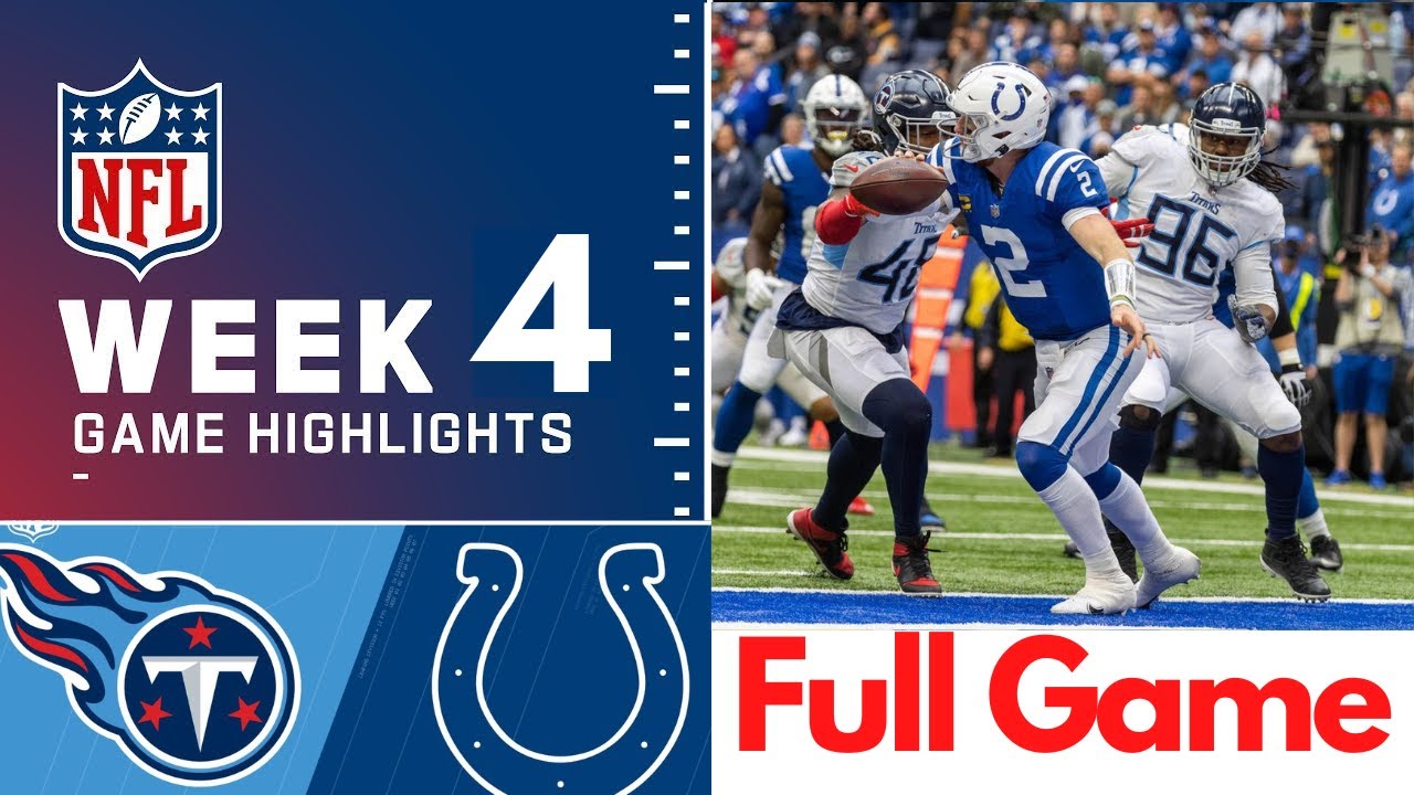 Indianapolis Colts vs. Tennessee Titans Full Game Highlights | NFL Week ...