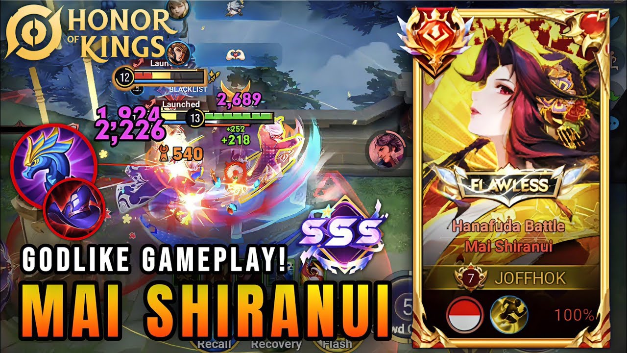 15 KILLS! UNSTOPPABLE MAI SHIRANUI GAMEPLAY | Honor of Kings - YouTube