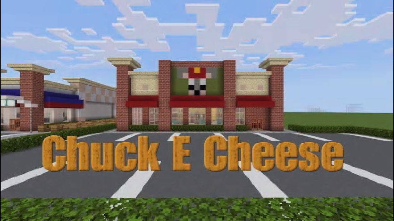 Minecraft Chuck E Cheese build - YouTube