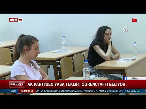 AK Parti'den Yasa Teklifi: Öğrenci Affı Geliyor!