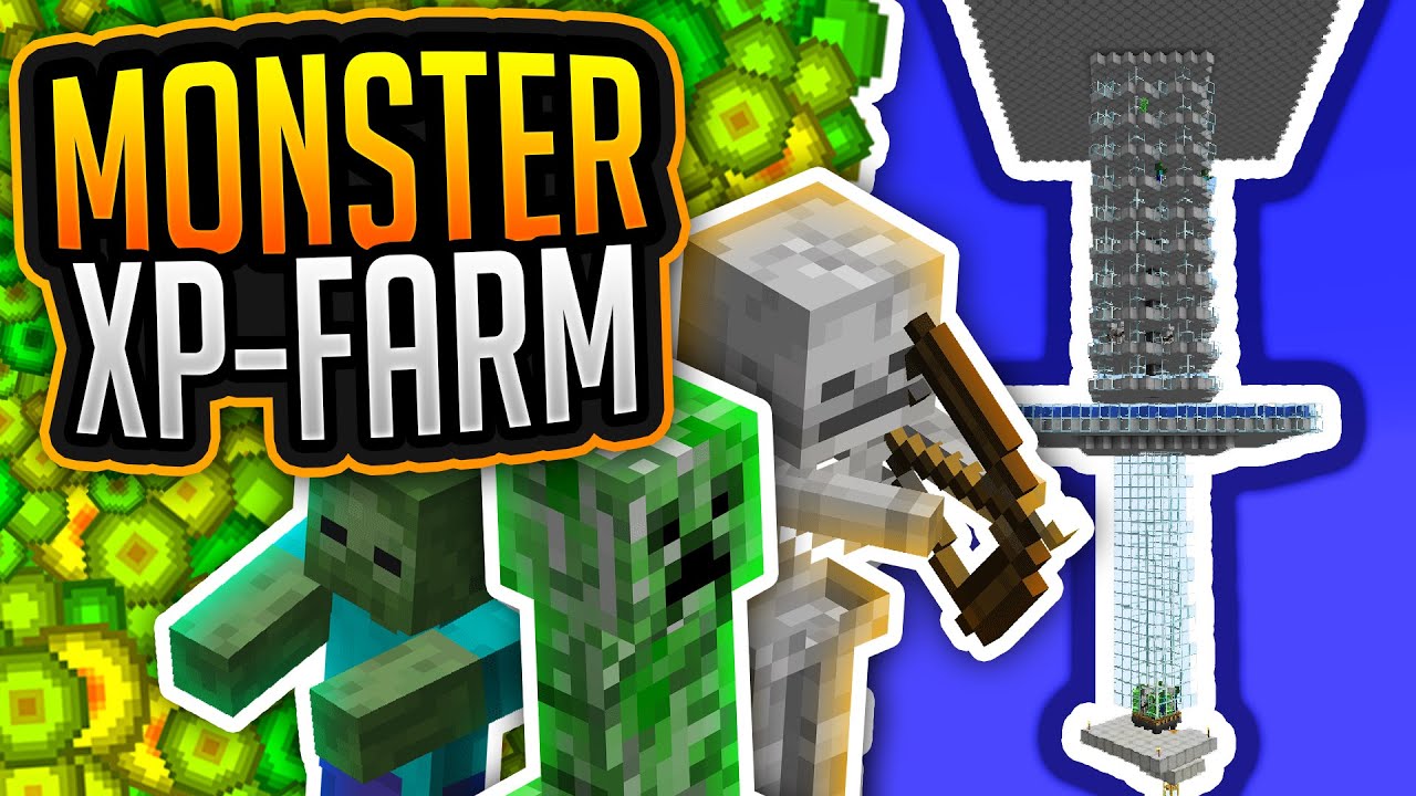 Monster XP Farm (Tutorial) Level 0-30 in 4 Minuten! Minecraft 1.21 ...