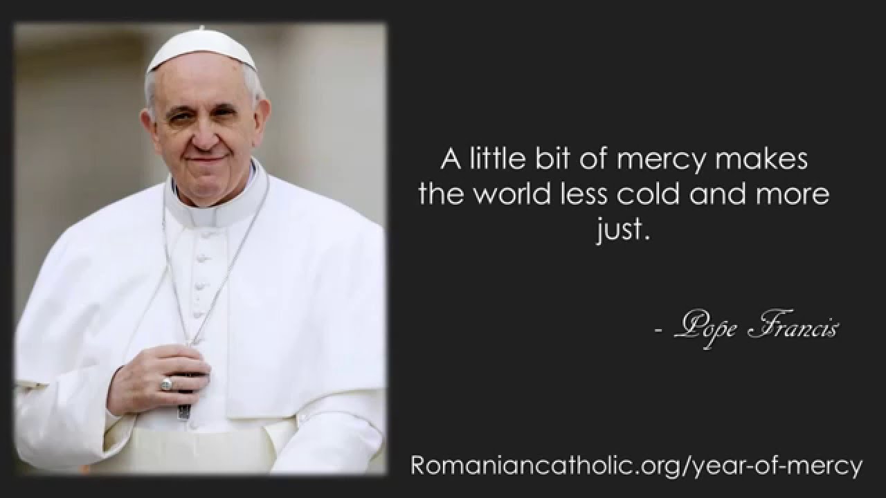 Mercy moment - pope francis: a little bit of mercy - YouTube