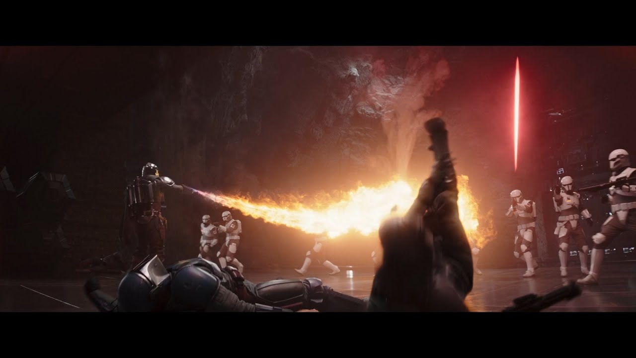 Mandalorian expedition vs Imperial commandos - The Mandalorian Season ...