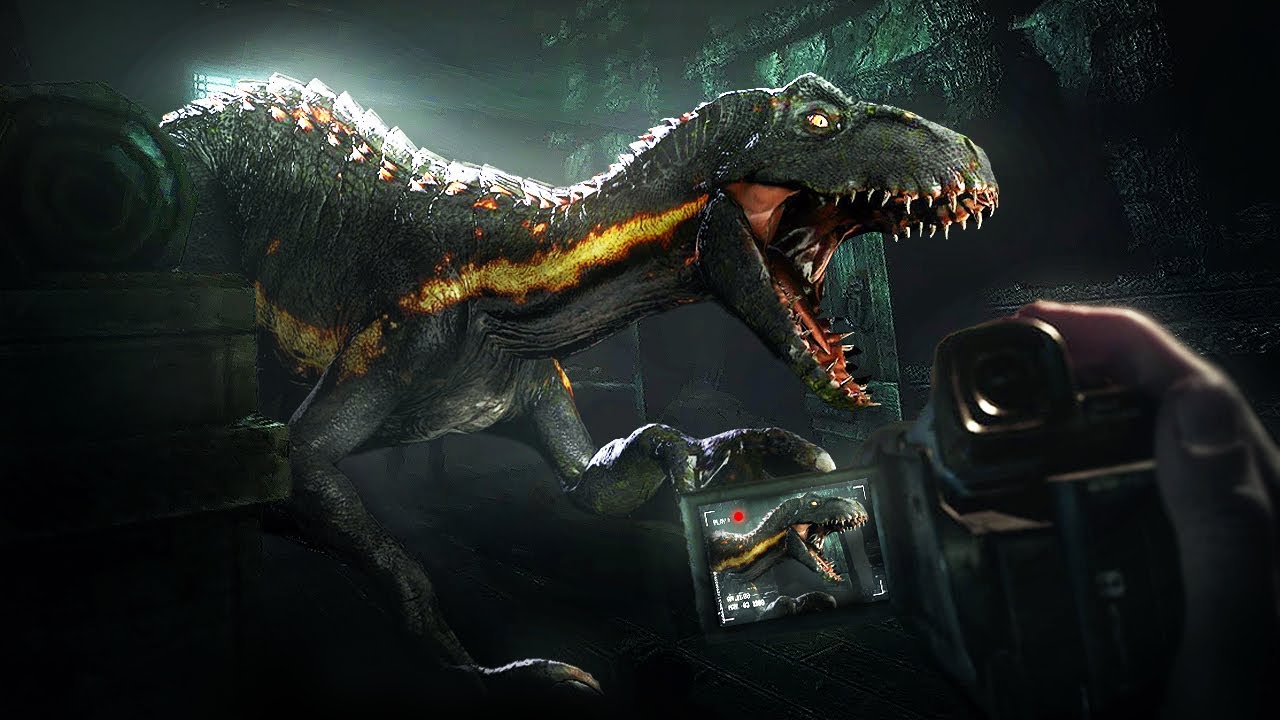 Jurassic Park As An Analog Horror Game! (New Dinosaur Game) - YouTube