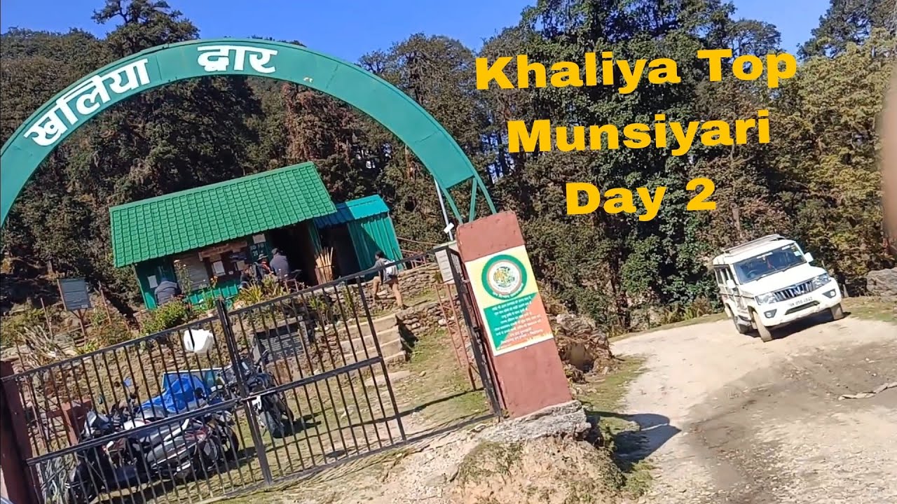 Munsiyari Trip || Khaliya Top || Day 2 || Dominar 250 || SJCAM SJ6 ...