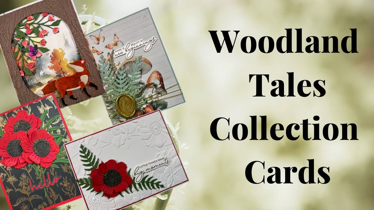 Woodland Tales Collection Cards - YouTube