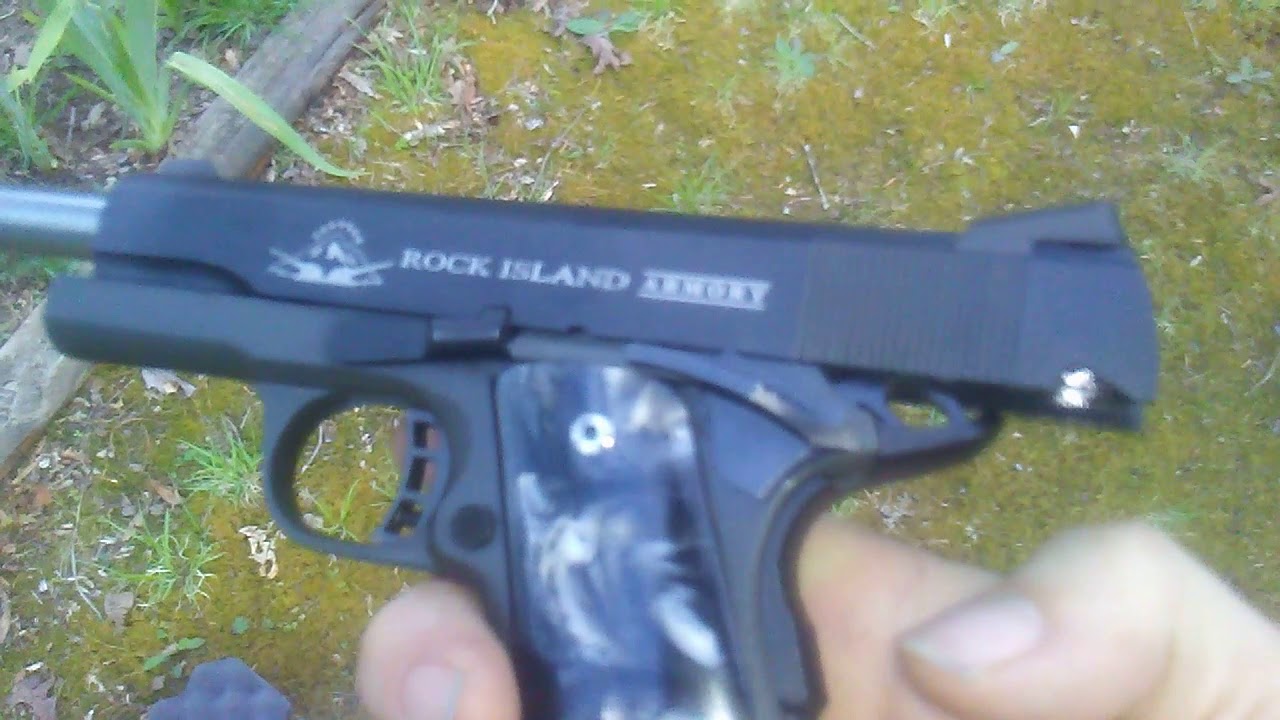 Cobra 9mm derringer and rock island 1911 .45 - YouTube