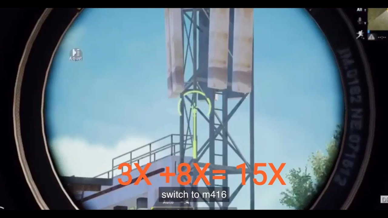 Make 15x scope with 3x and 8x| Pubg Mobile tips & tricks|| - YouTube
