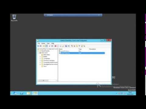 Creating and deleting user in Windows server 2012 Active directory ...