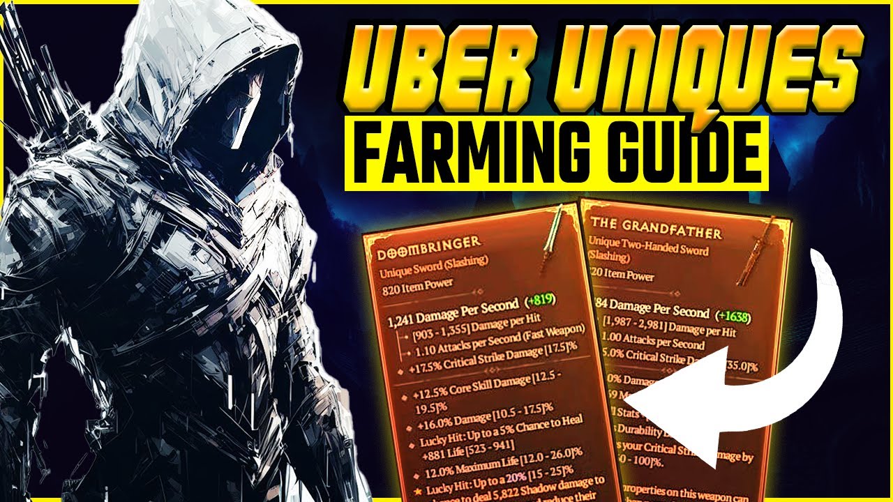 Fastest Uber Duriel & UBER UNIQUES Farming Methods in Diablo 4 - Farm ...