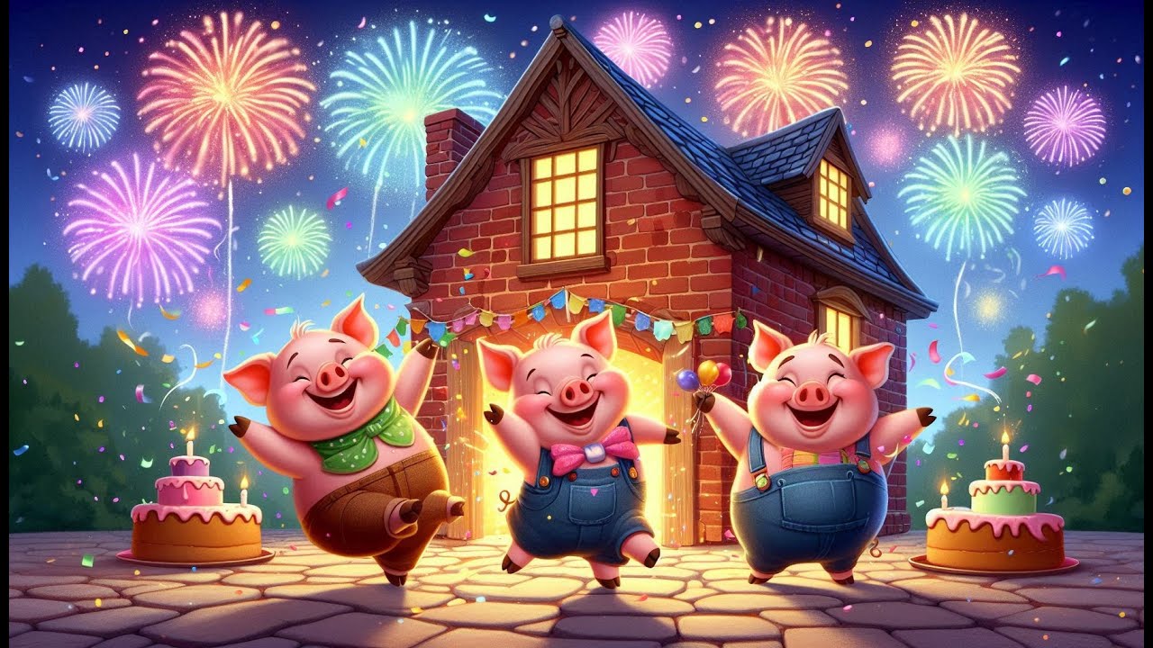 Les Trois Petits Cochons et le Grand Méchant Loup – Un conte classique ...
