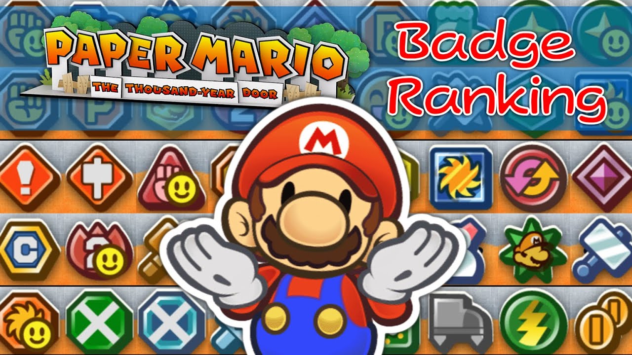 Paper Mario TTYD Remake Badge Ranking | Reecee's Ultimate Tier List ...