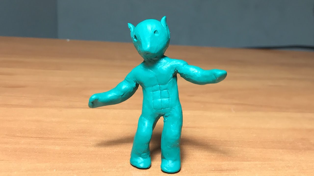 Claymation stop motion | Green Valera dancing - YouTube