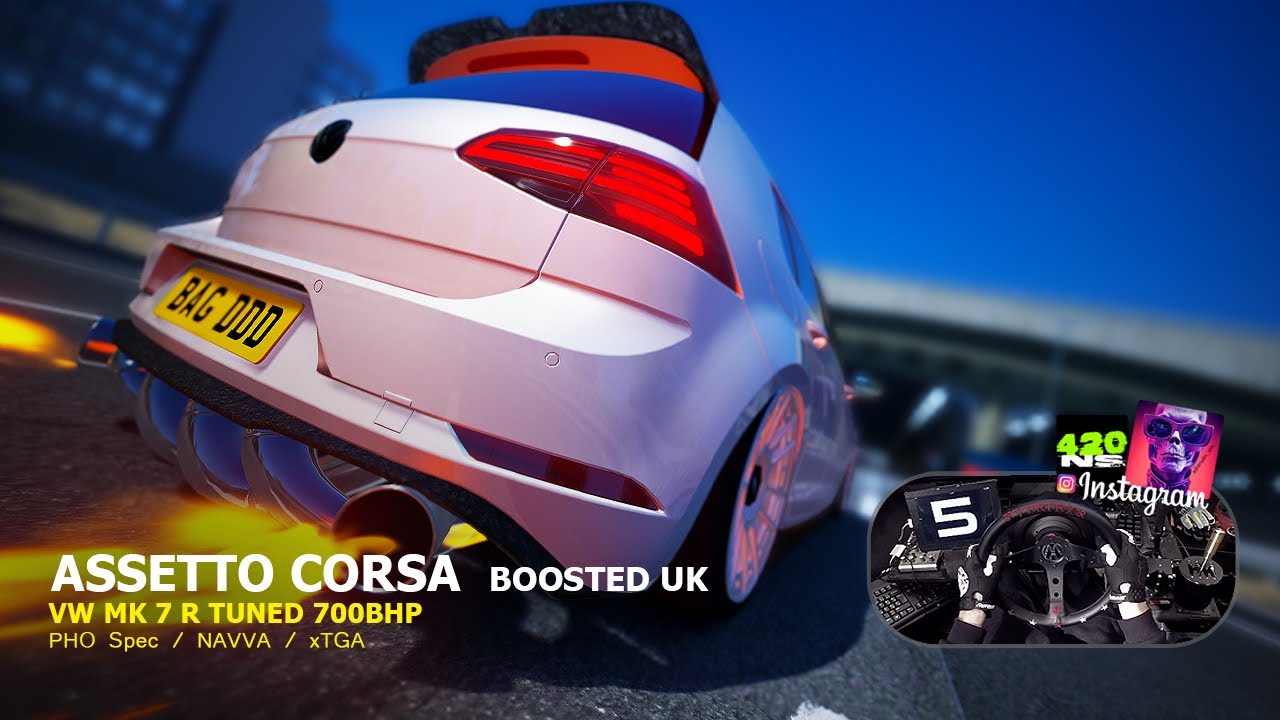 VW MK7 R Boosted UK Tuned Assetto Corsa - YouTube