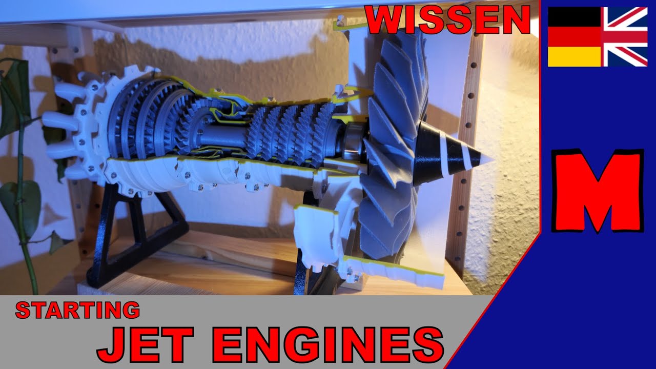 Wie man ein Jet-Triebwerk startet - WISSEN - YouTube