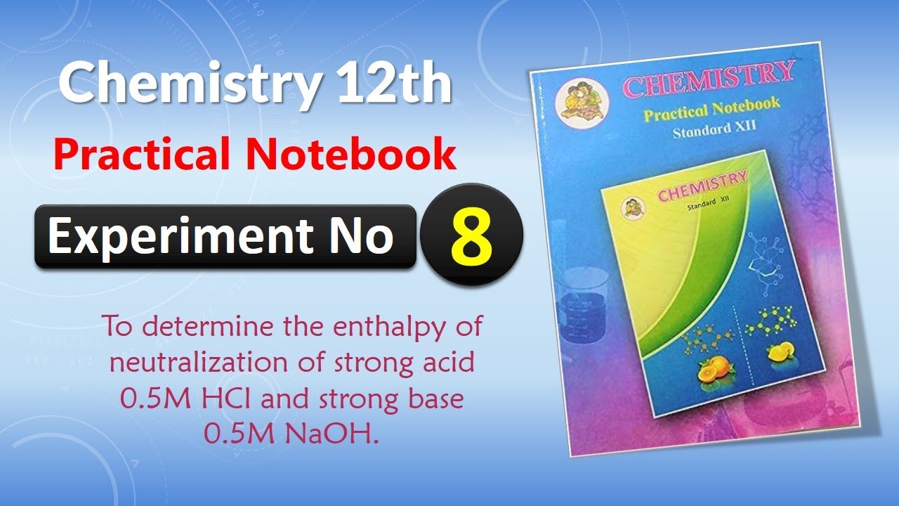 Chemistry Practical Class 12 Experiment 8 Quantitative Estimated ...