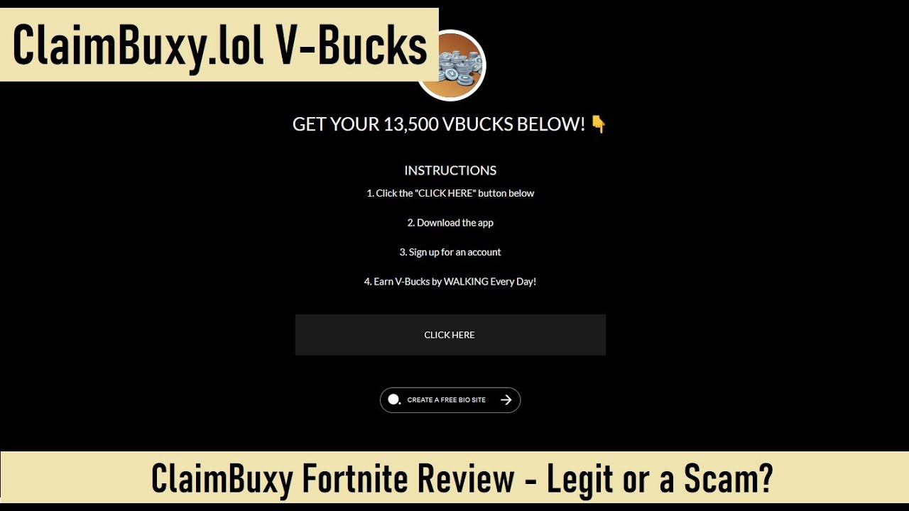 ClaimBuxy.lol V-Bucks Fortnite || Is Legit or Scam? - YouTube