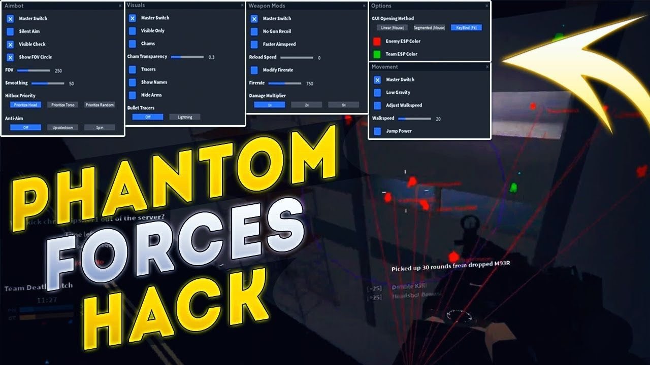 *FREE* PHANTOM FORCES HACK 2020 (ESP, AIMBOT, NOCLIP + MORE) - YouTube
