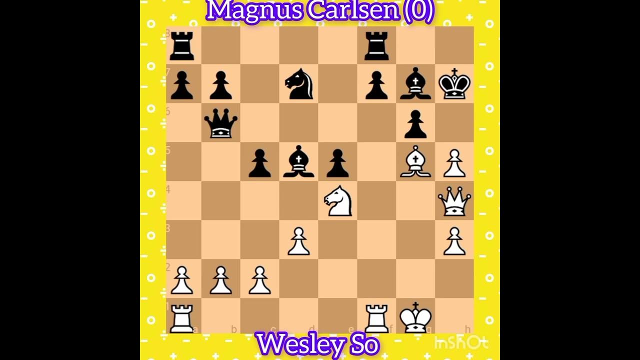 Wesley So vs Magnus Carlsen || CCT Final Prelims, 2023 #chess - YouTube